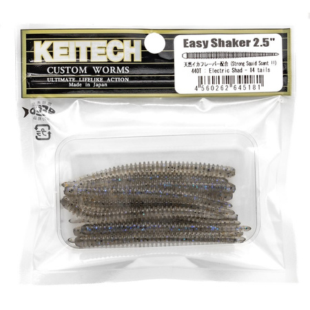 Keitech Easy Shaker 2,5'' 6,3cm 0,7g 440T ELECTRIC SHAD 14szt op. 440T ...