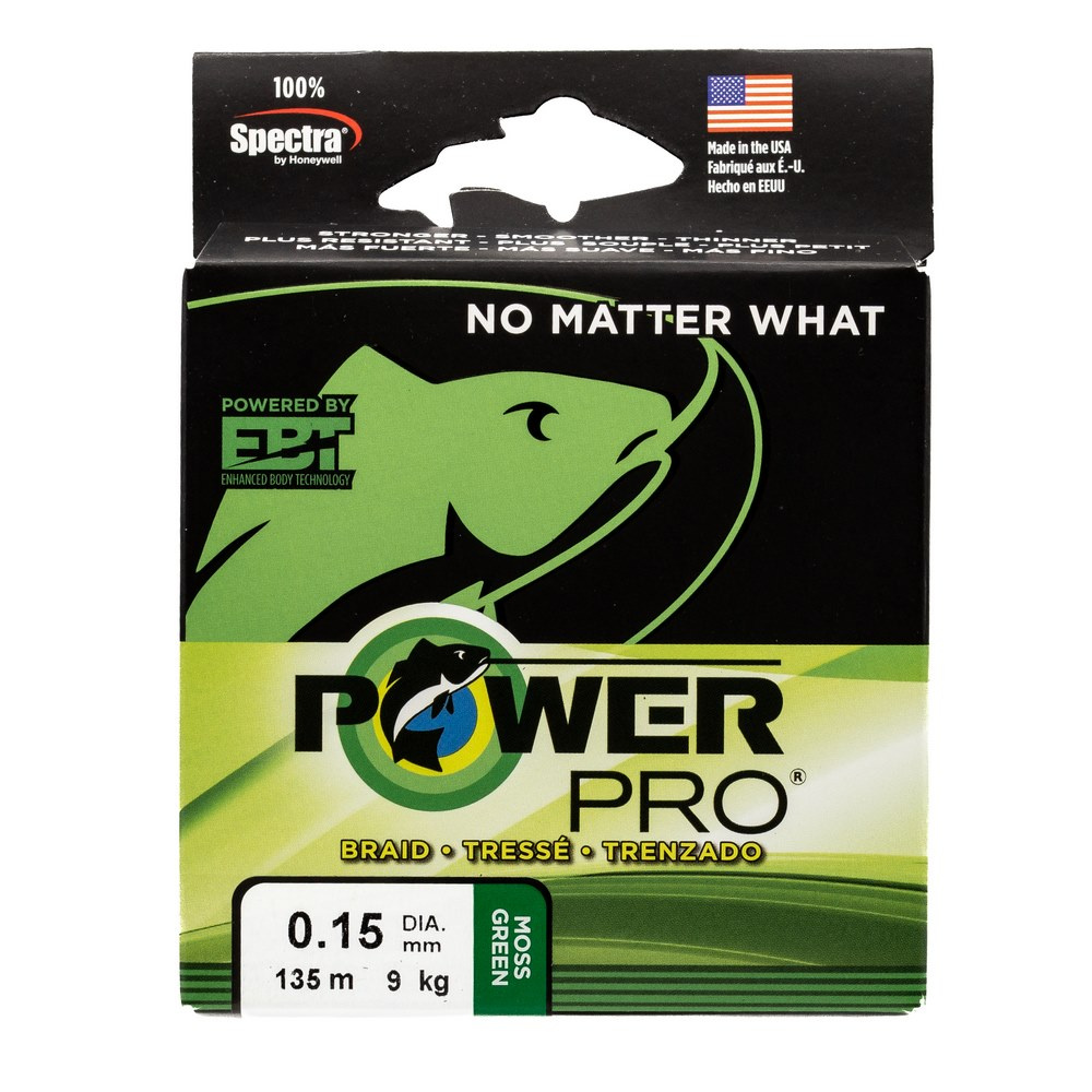 Plecionka Power Pro 0,15mm 135m 9kg/20lb MOSS GREEN PPBI13515MG 135 \ 0,15 | Produkty \ SPINNING ...